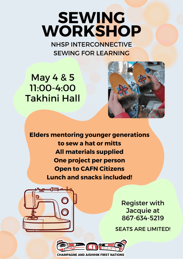 Sewing at Takhini Hall | CAFN